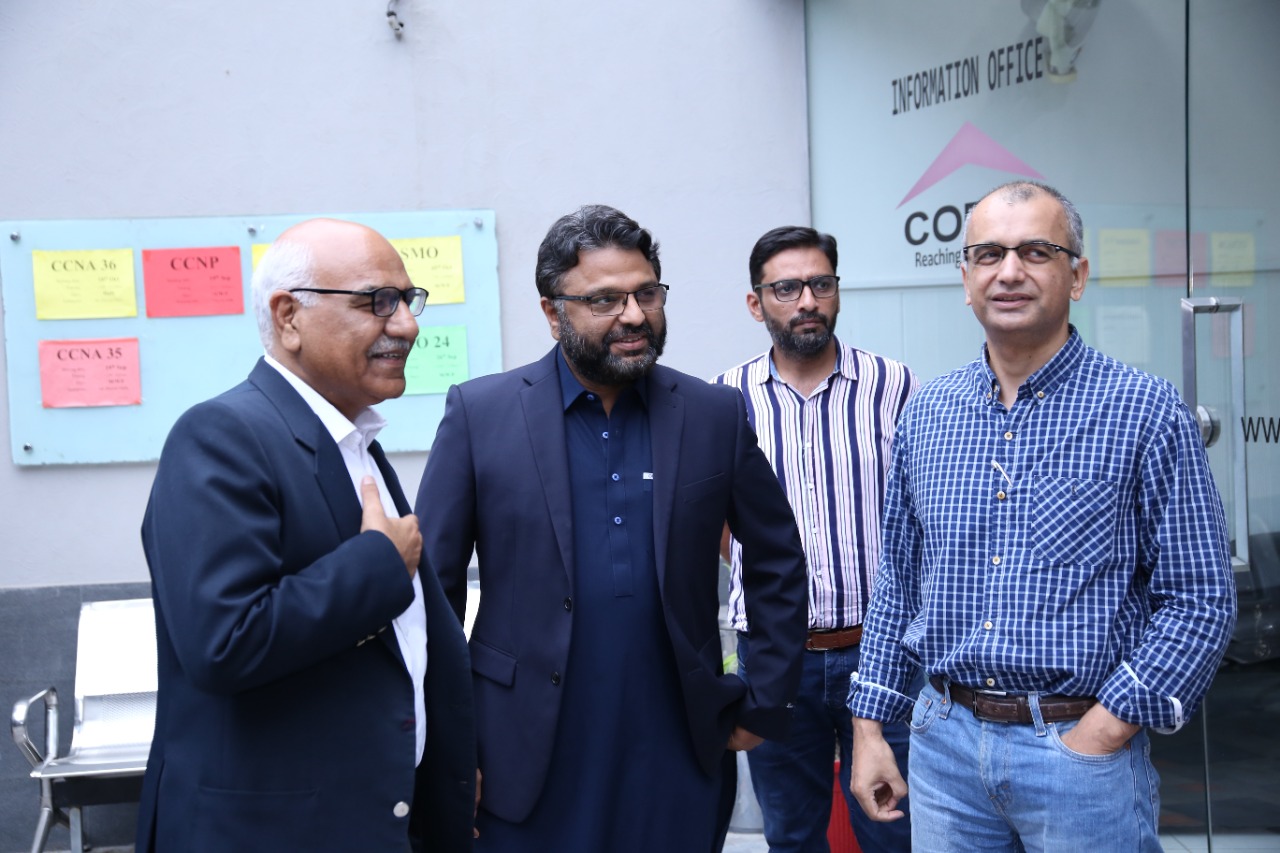 HAROON MALIK (CEO CORVIT) WITH DR. AMJAD SAQUIB (AKHUWAT) AT CORVIT ...