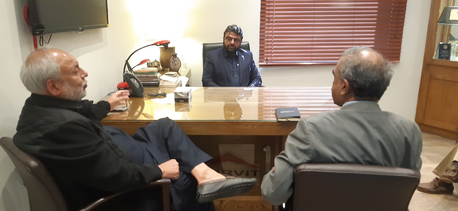 HAROON MALIK (CEO CORVIT) WITH DR. ALI SAJID (TI) AND ENG. JAVED QURESHI (EX. PEC CHAIRMAN) | Corvit
