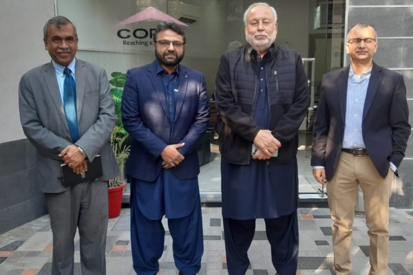 HAROON MALIK (CEO CORVIT) WITH DR. ALI SAJID (TI) AND ENG. JAVED ...