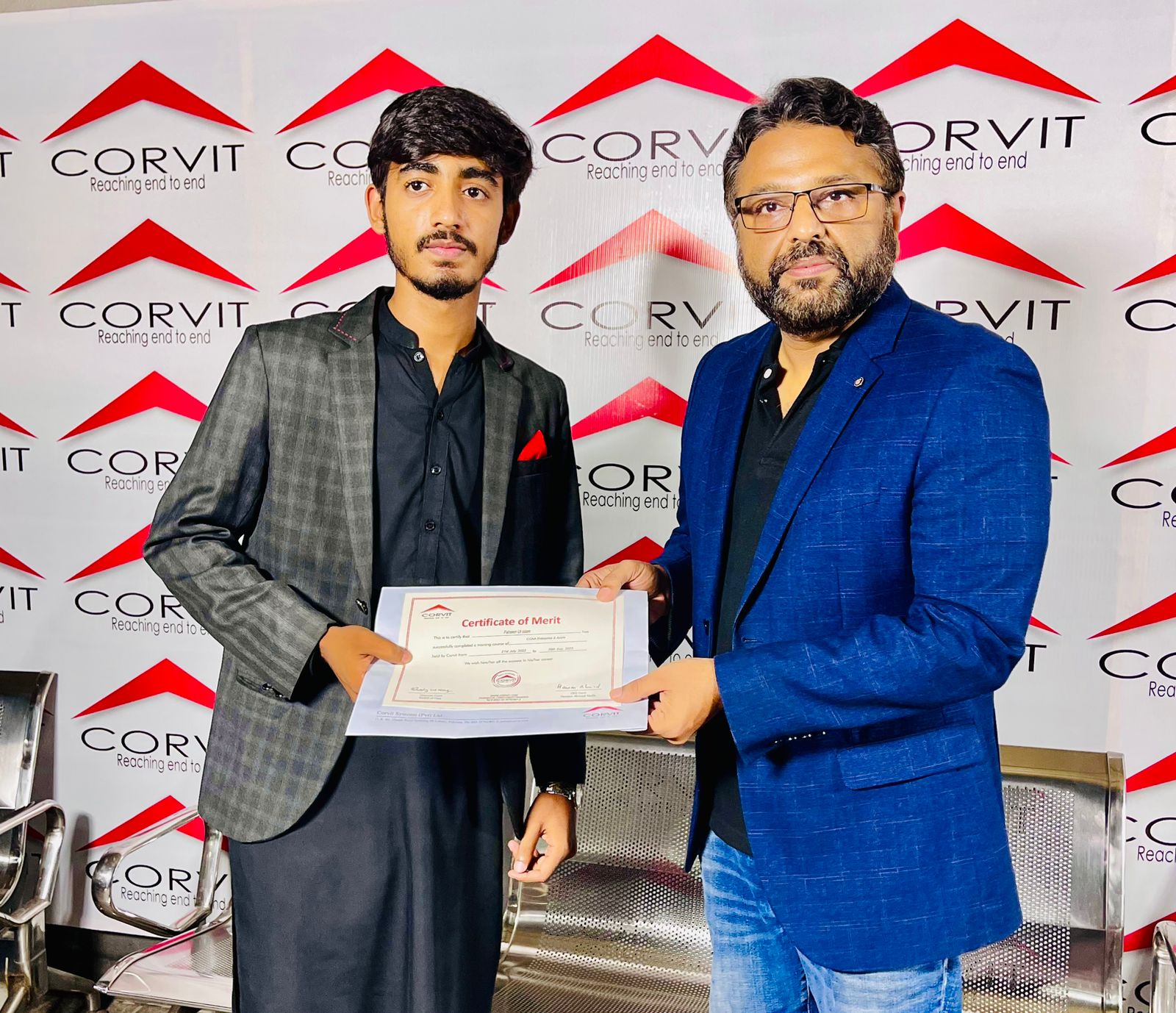 CCNA Aug 2023 Batch Certificate Distribution | Corvit