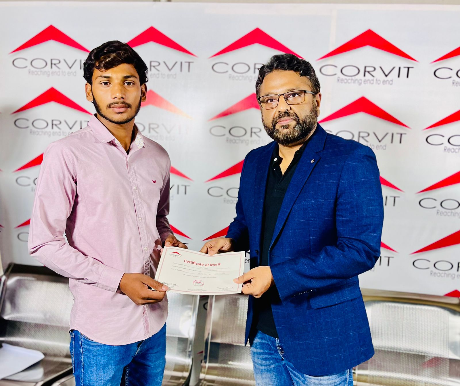 CCNA Aug 2023 Batch Certificate Distribution | Corvit