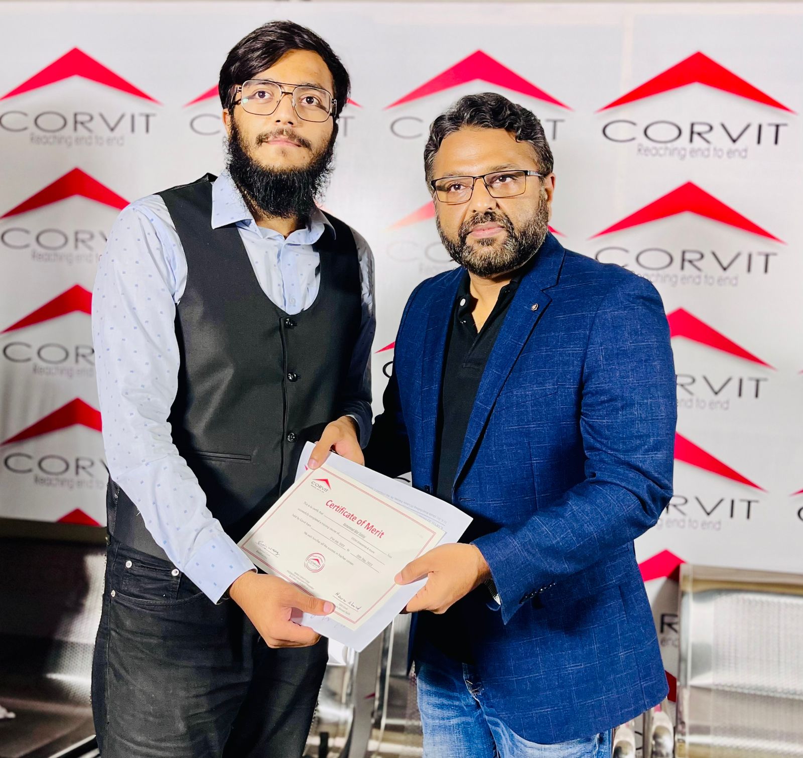 CCNA Aug 2023 Batch Certificate Distribution | Corvit