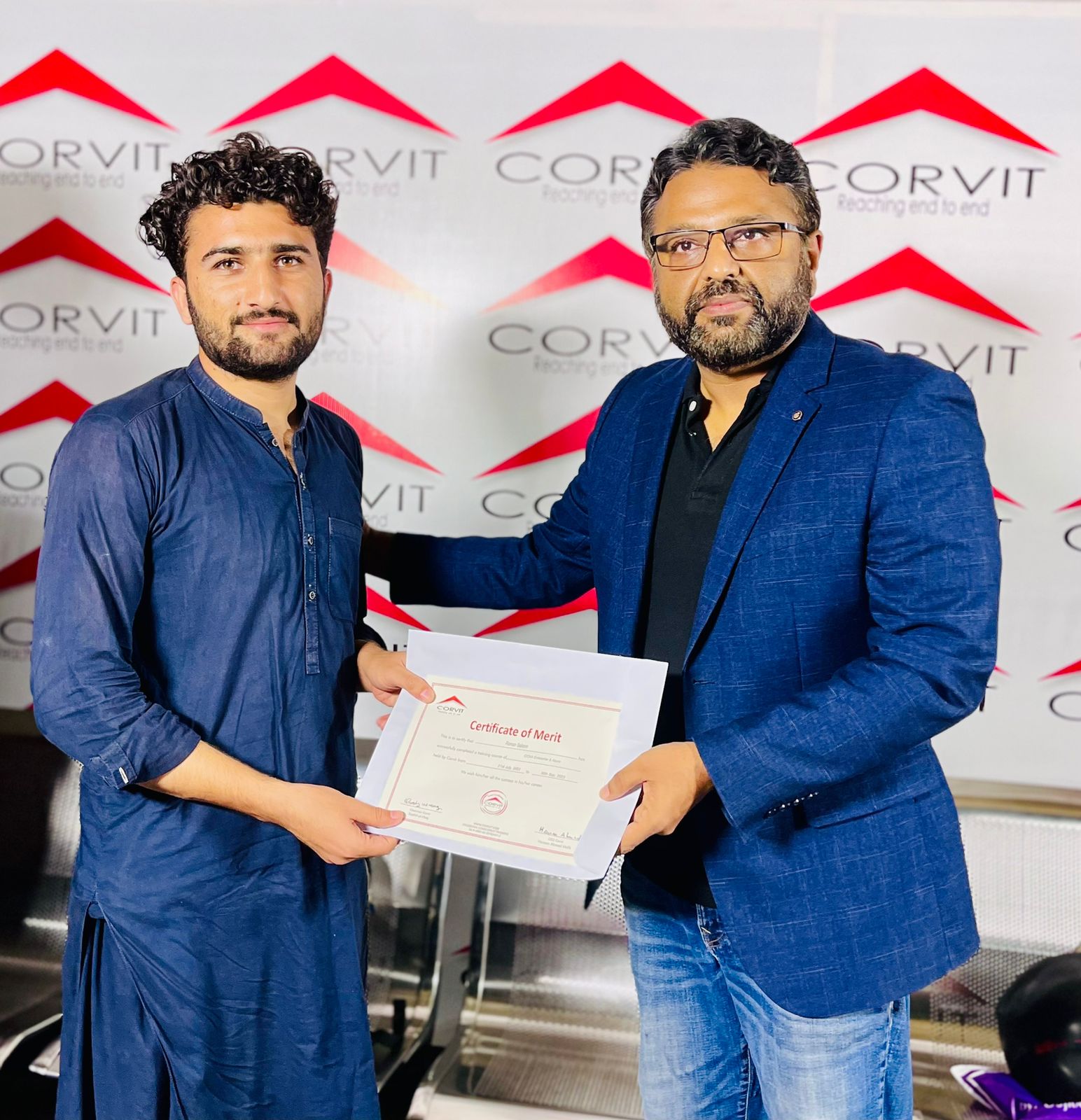 CCNA Aug 2023 Batch Certificate Distribution | Corvit