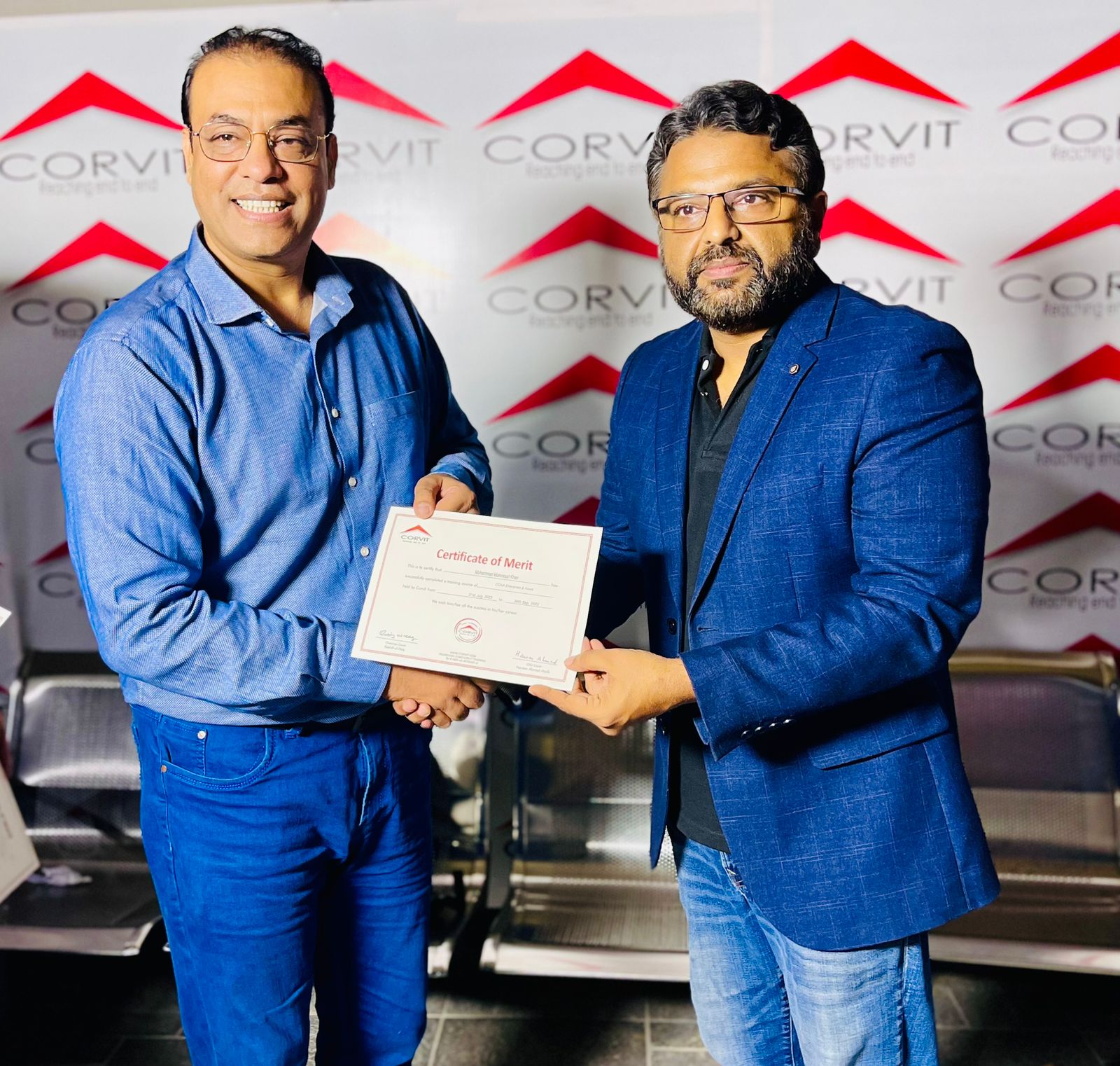 CCNA Aug 2023 Batch Certificate Distribution | Corvit